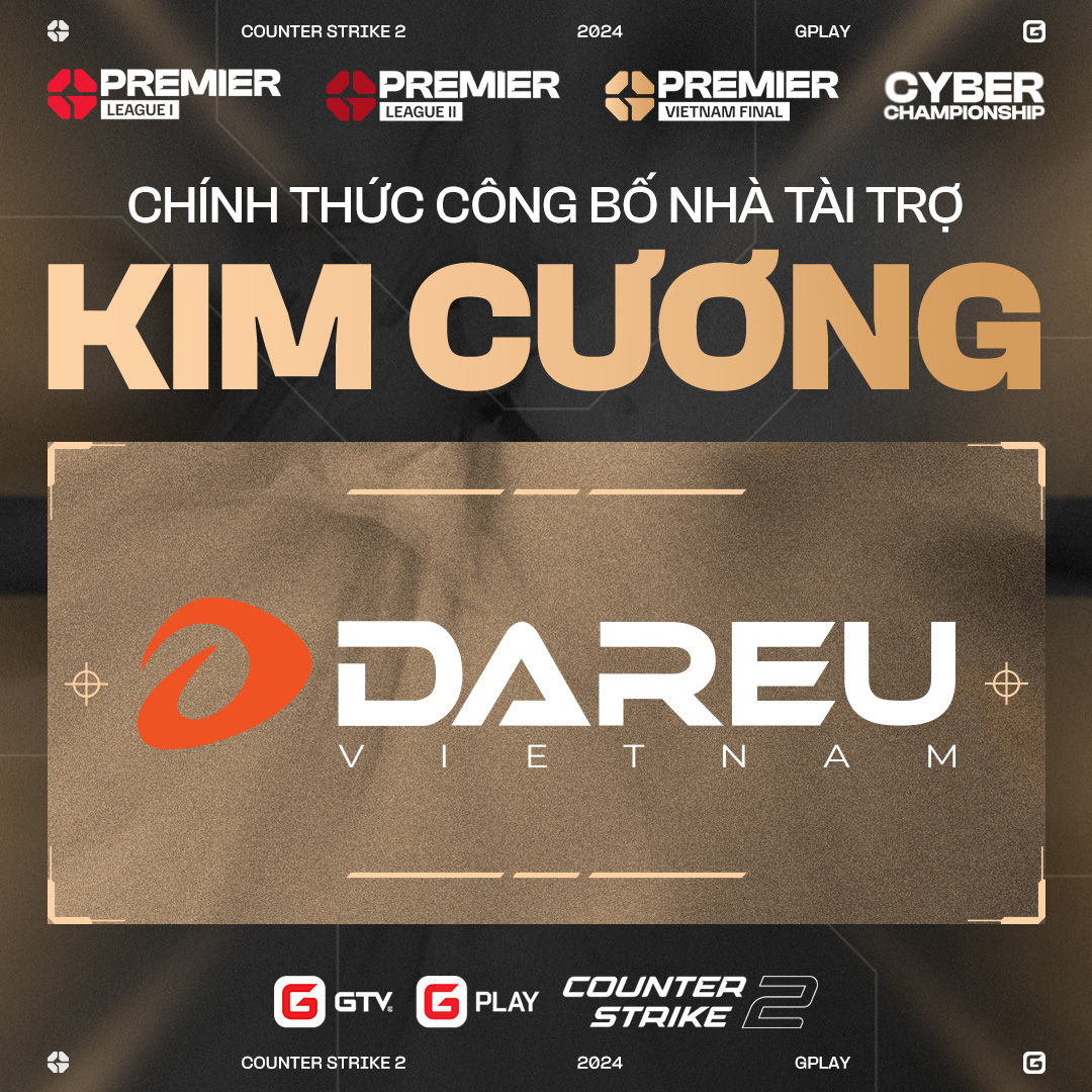 [DAREU - NHÀ TÀI KIM CƯƠNG CỦA GIẢI ĐẤU GPLAY PREMIER CYBER CHAMPIONSHIP 2024] - Dareu Việt Nam